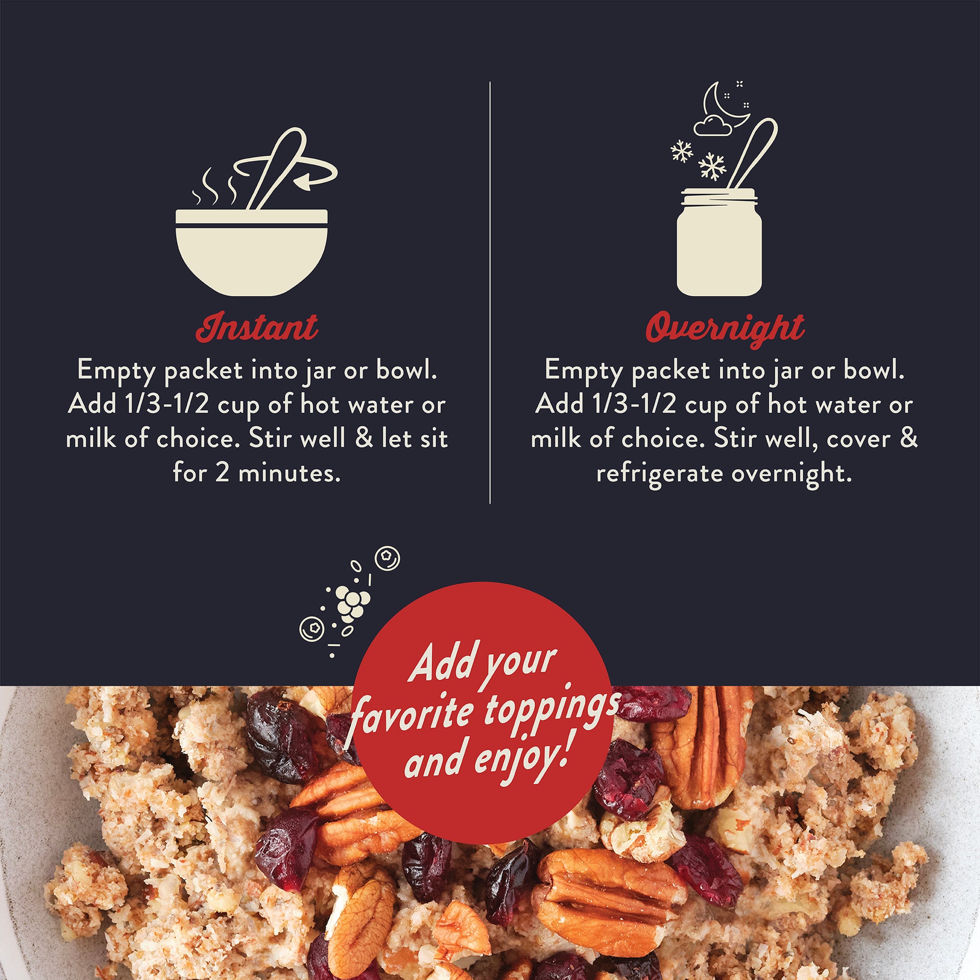 Grain-Free Cereal Cranberry Pecan Packets (Pack of 5 or 10) – Wella